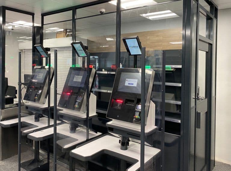 Self-checkout Security Screens - Safetell