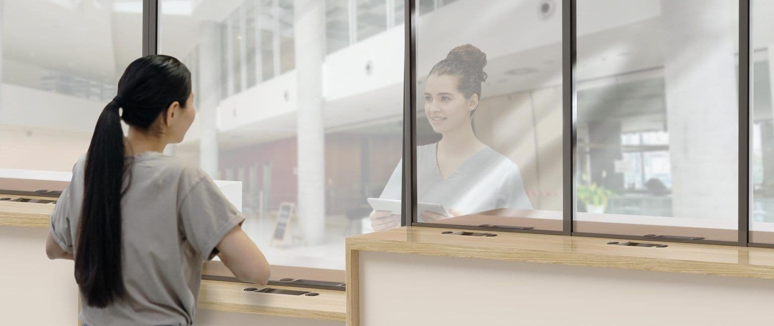 Reception Security Screens - Safetell